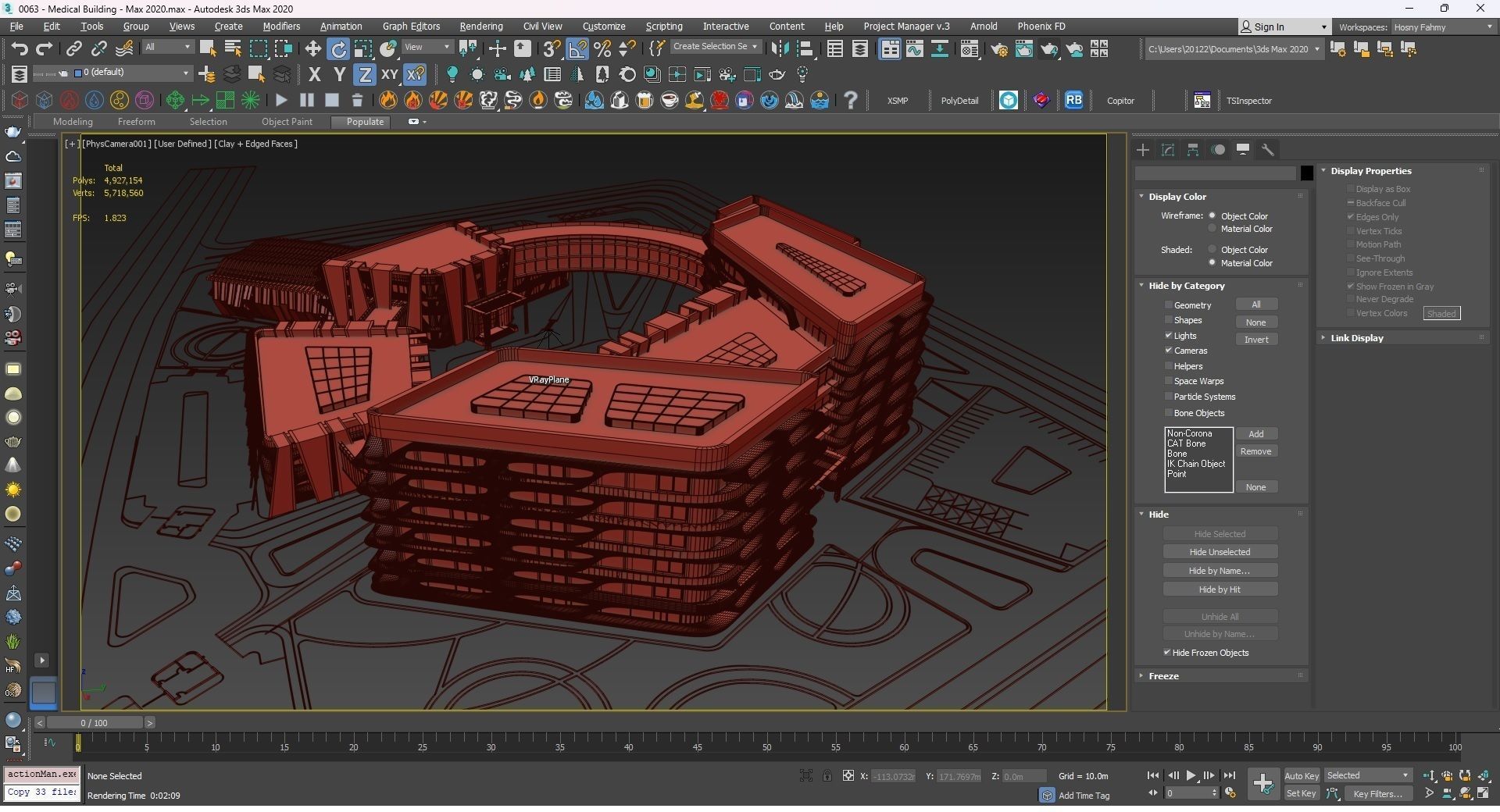 0063 - Medical Building - 2Ds Plans - 3Ds Files 3D model | CGTrader