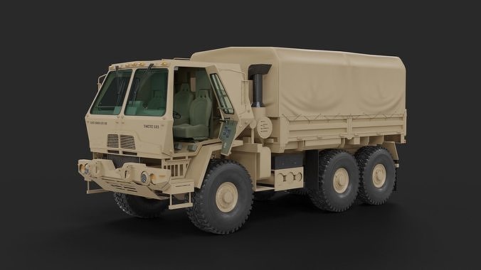 M1083 FMTV 6x6 General utility truck 3D model | CGTrader