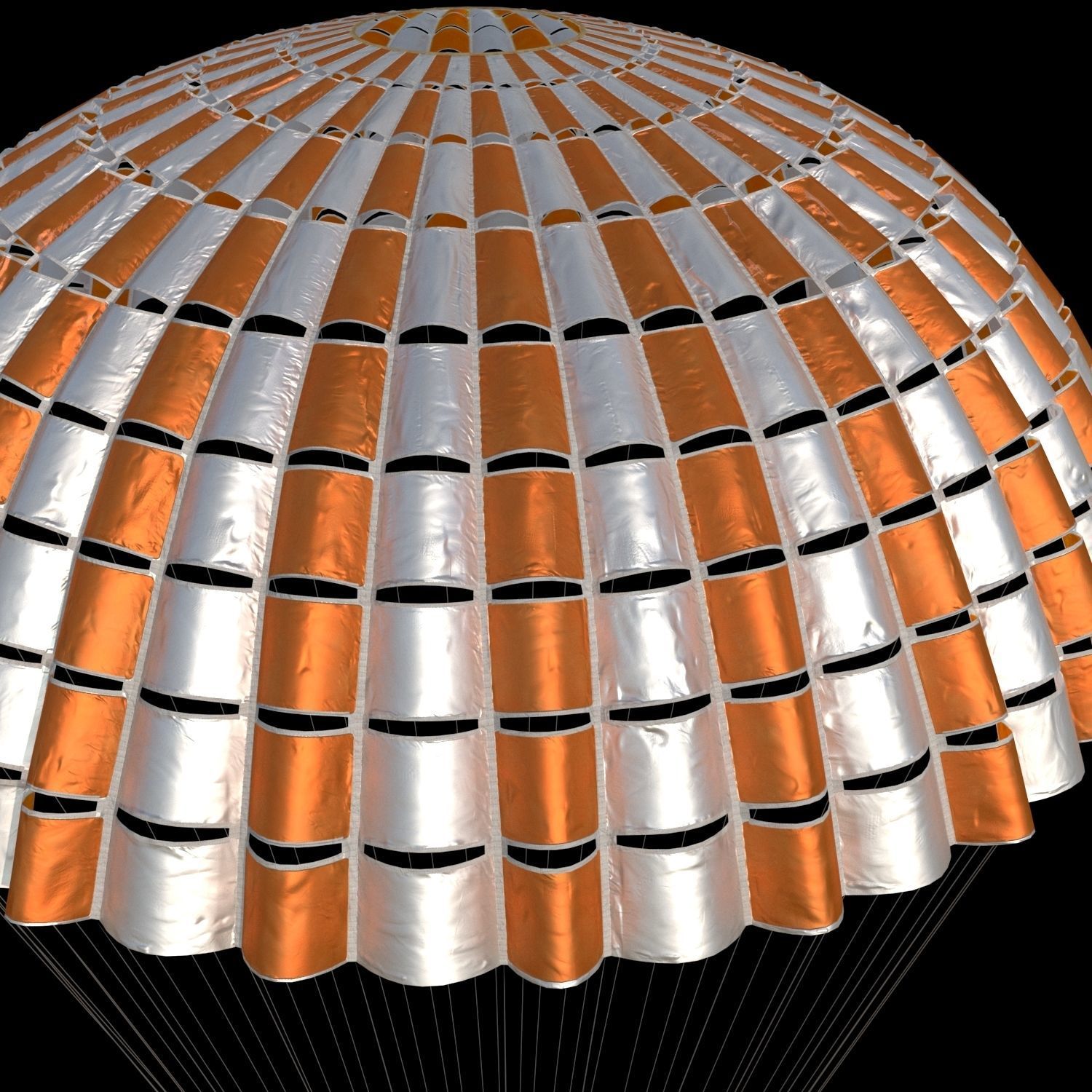 High quality 3D model parachute 3D model | CGTrader