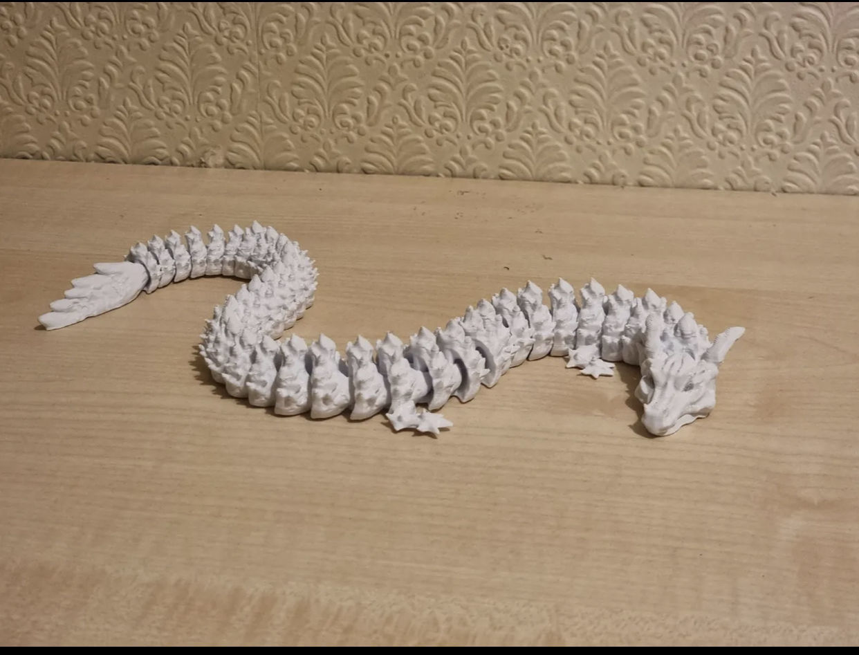 Flexible dragon flexy 3D model 3D printable | CGTrader