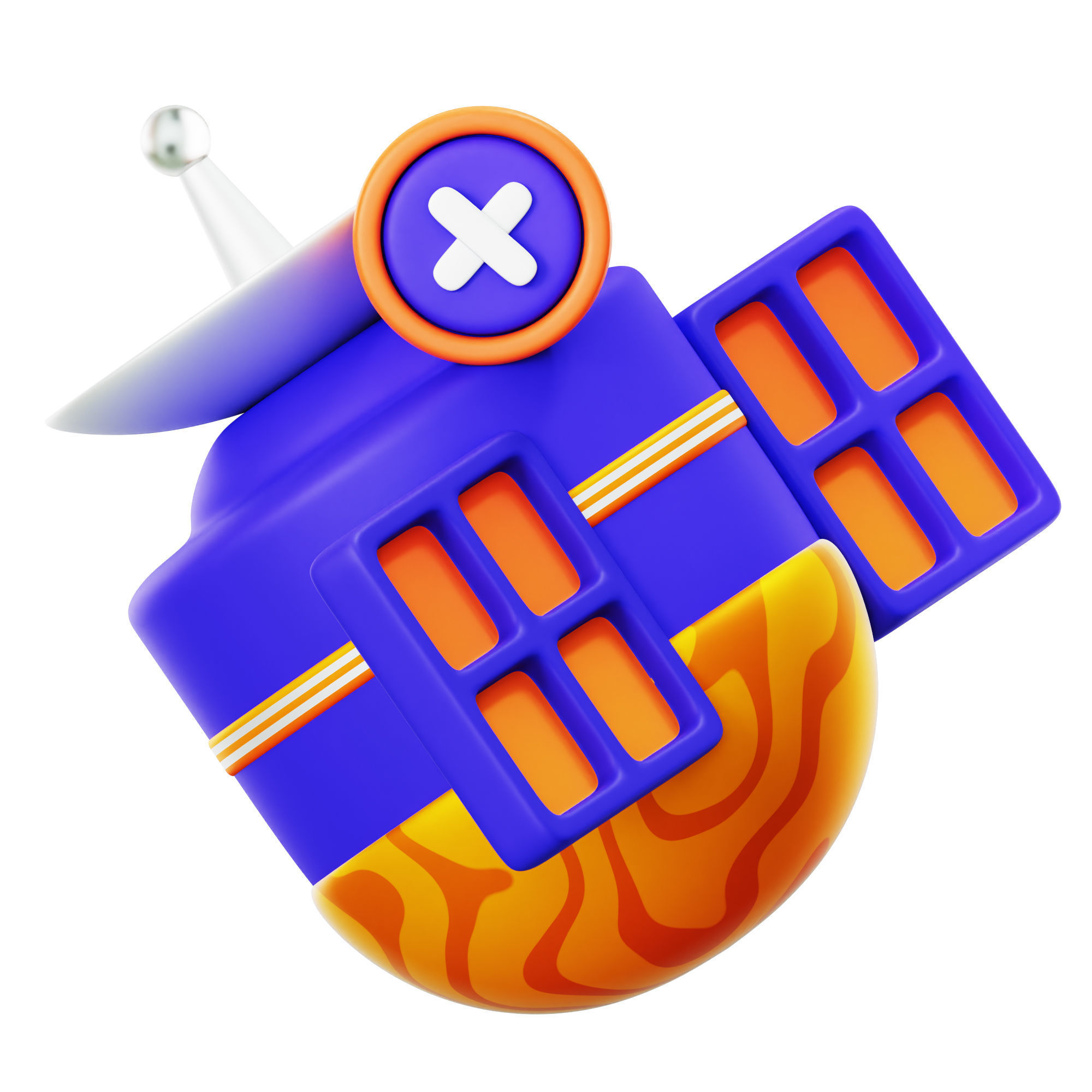 3D model No Signal 3D Icon VR / AR / low-poly | CGTrader