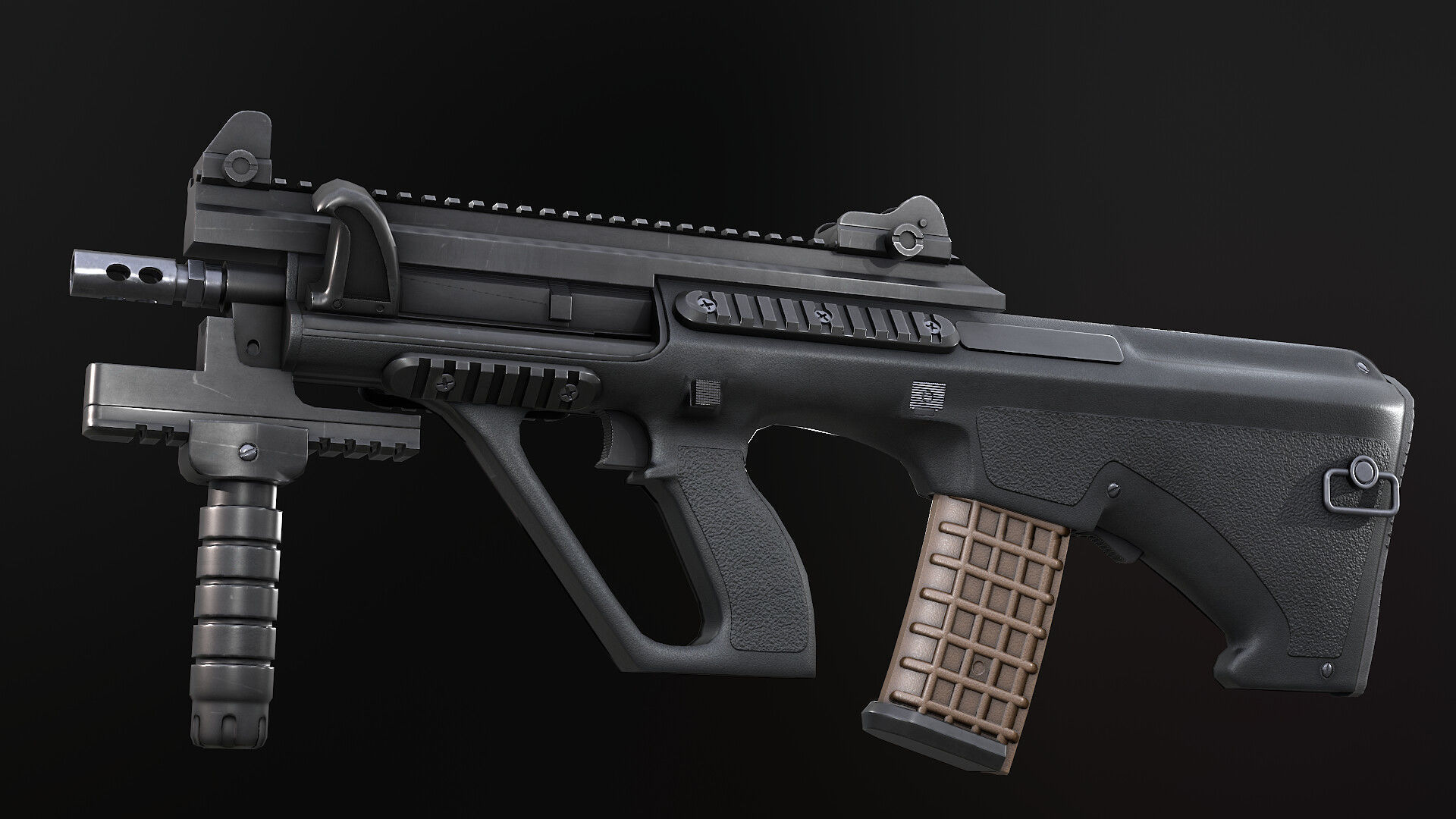 3D model Modern AAA Mega all in one 30 weapons pack Game-Ready PBR VR ...