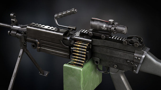 3D model Modern AAA Mega all in one 30 weapons pack Game-Ready PBR VR ...