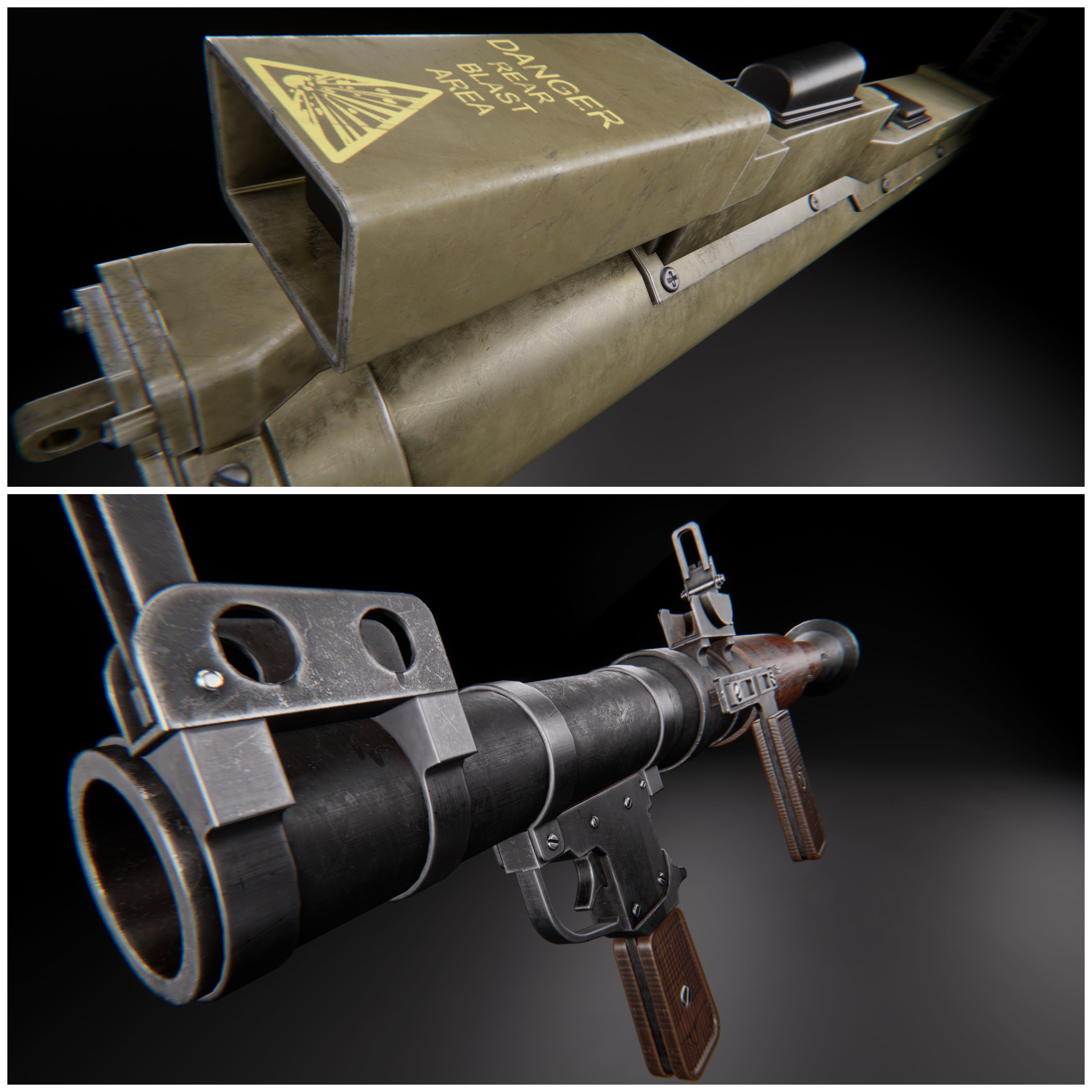 3D model Modern AAA Mega all in one 30 weapons pack Game-Ready PBR VR ...