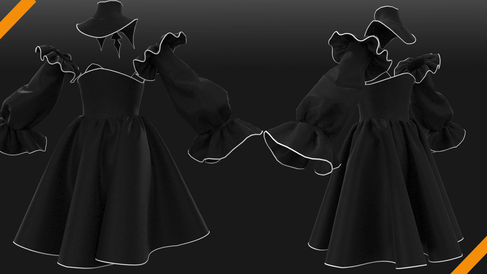 womens cloth 3D model | CGTrader