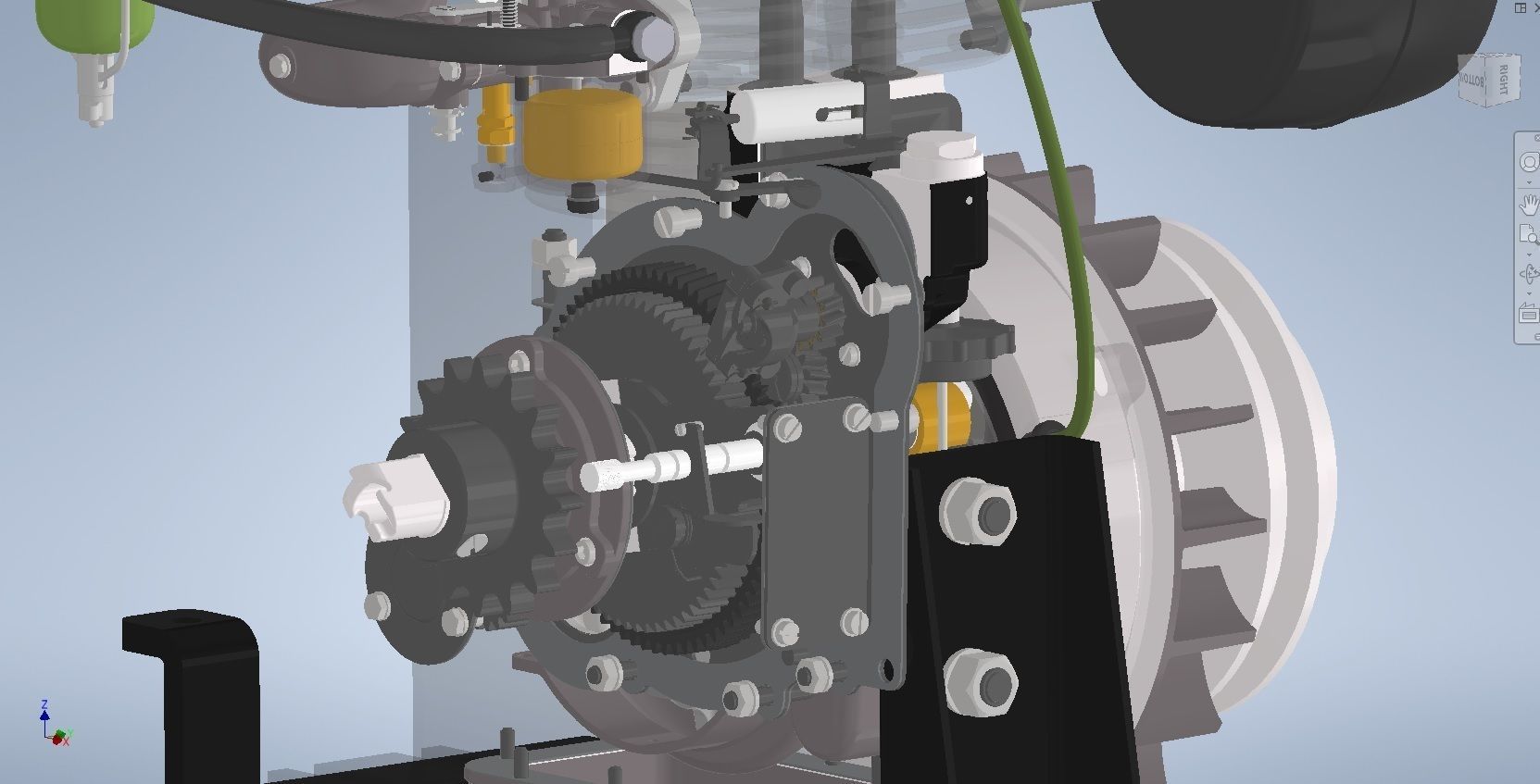 Mini Tractor Engine 3D model | CGTrader