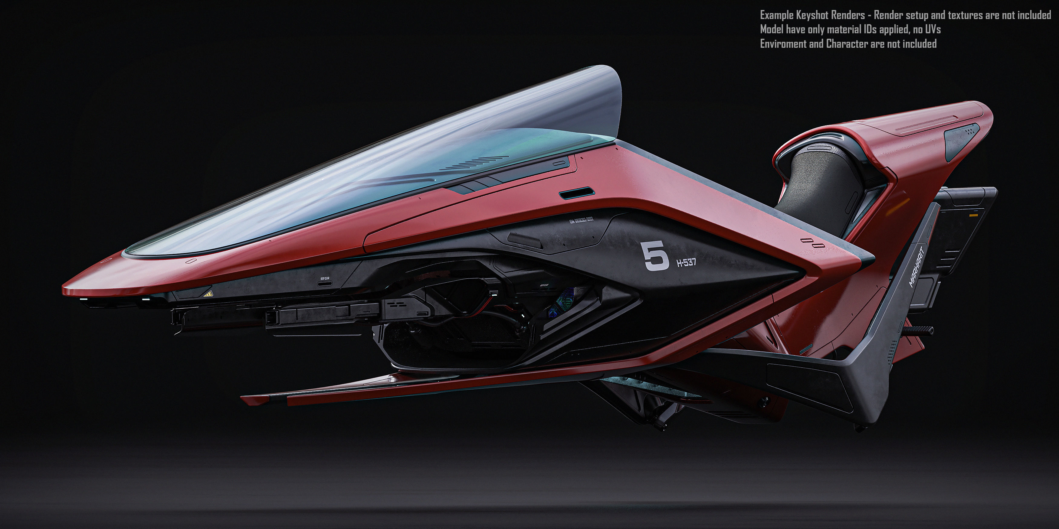 Hover Bike 3D model | CGTrader