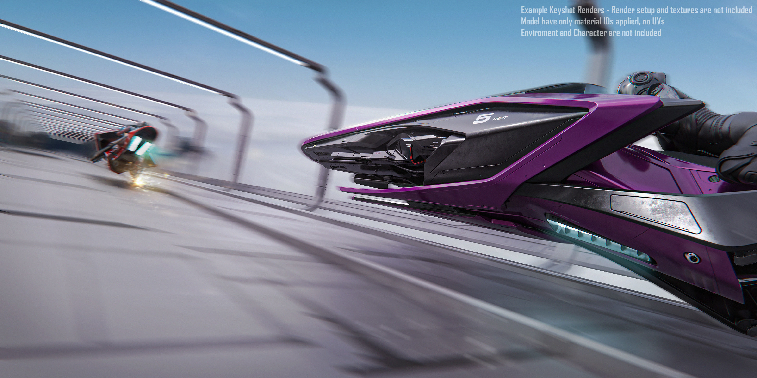 Hover Bike 3D model | CGTrader