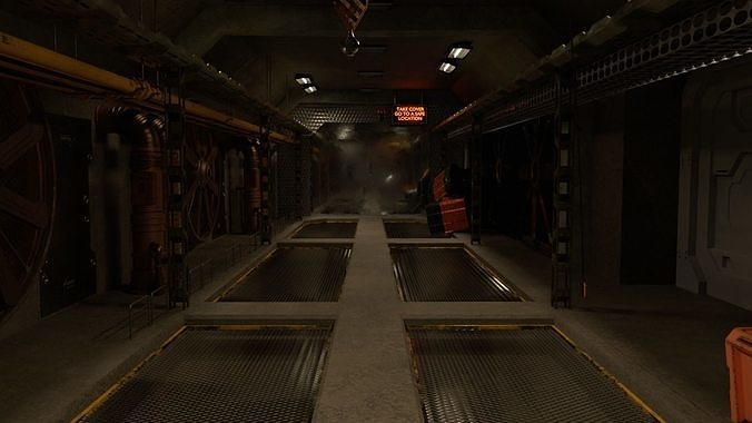 Factory hall 3D model | CGTrader