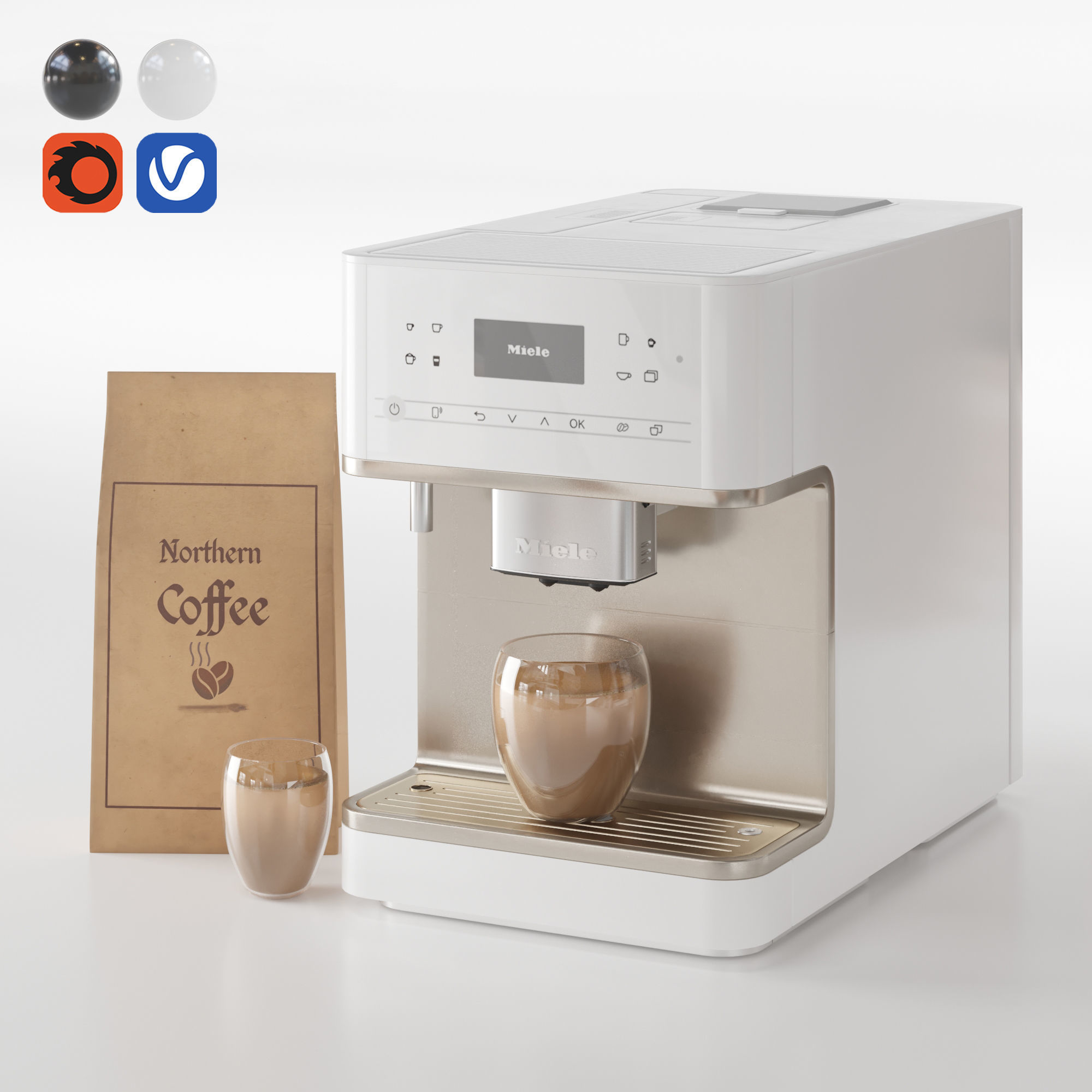 Miele CoffeeMachine Vol01 3D model | CGTrader