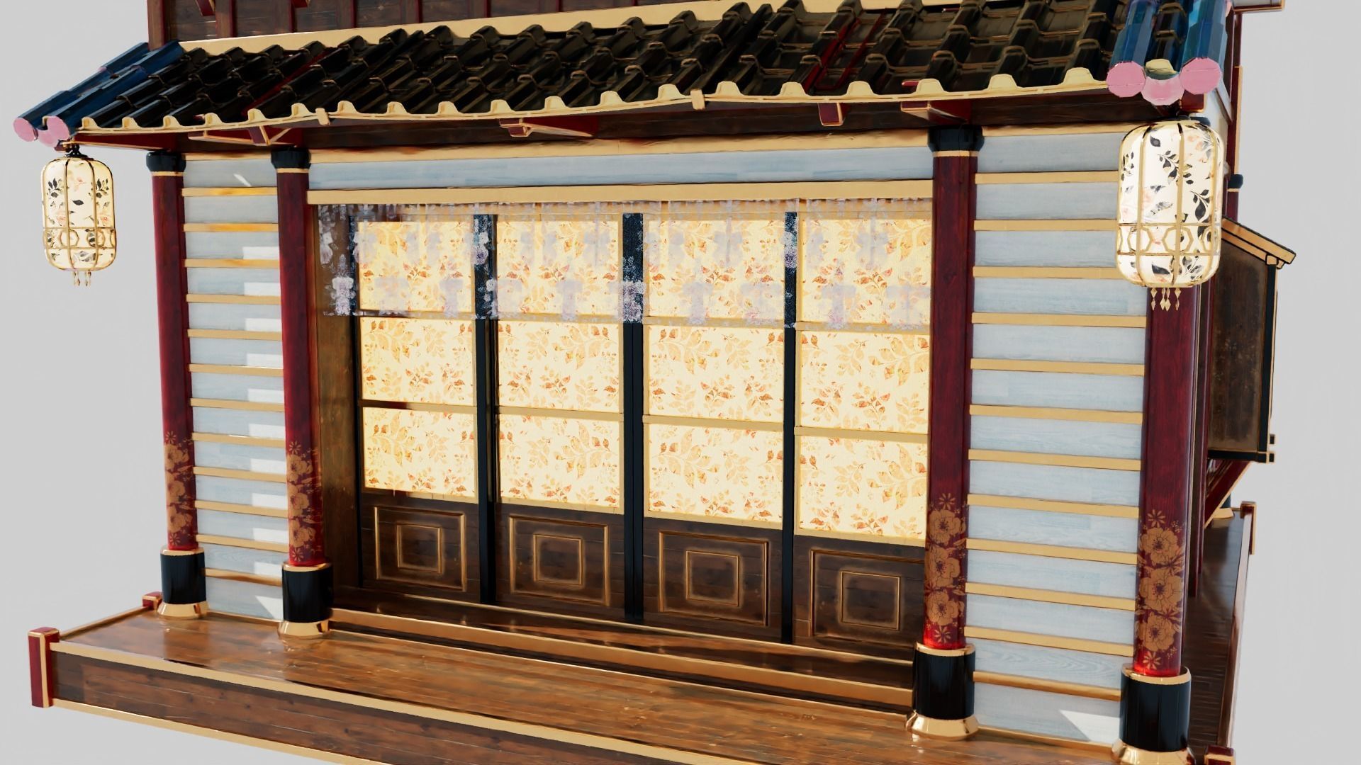 Japanese architecture 3D model | CGTrader