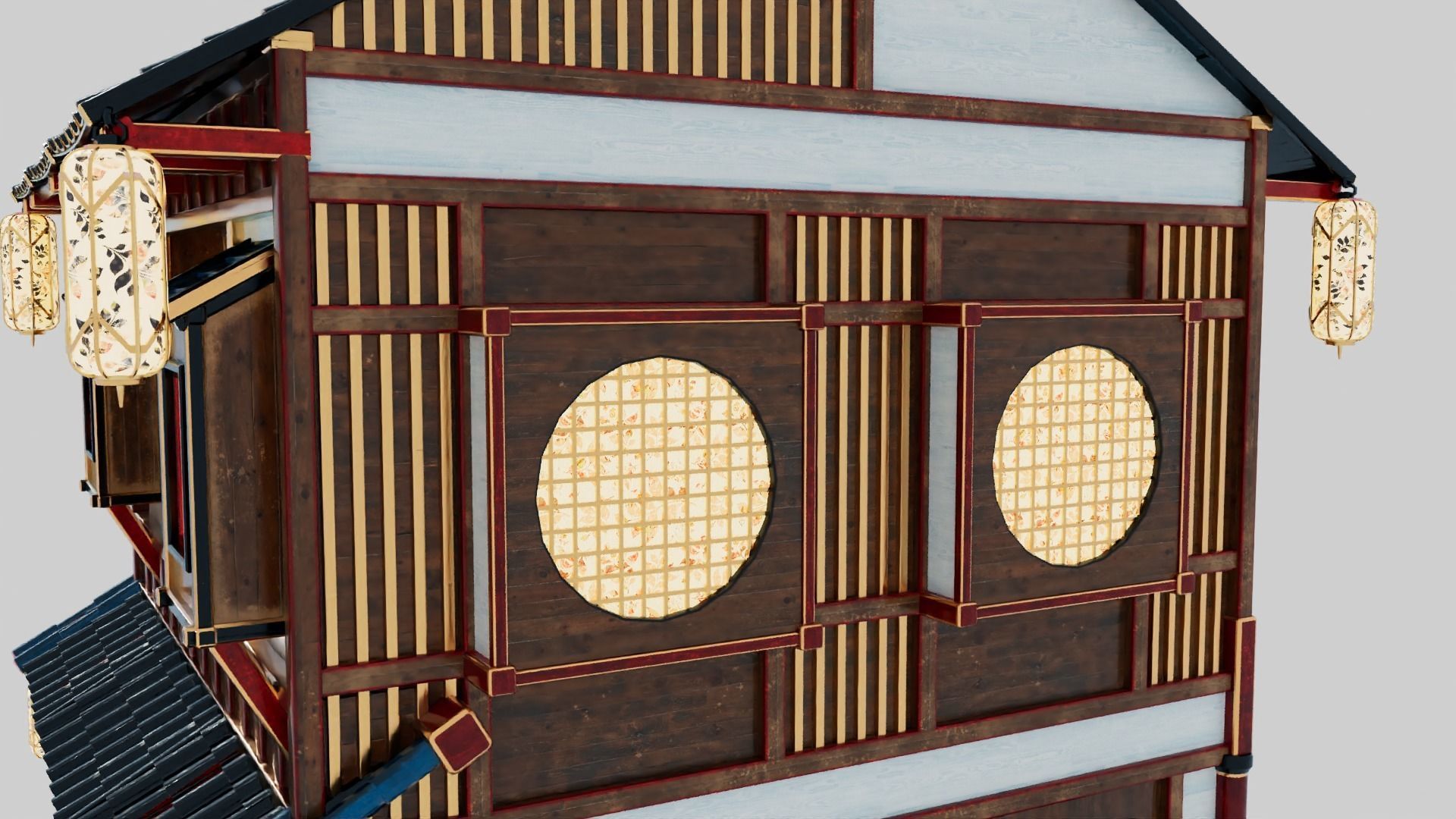 Japanese architecture 3D model | CGTrader