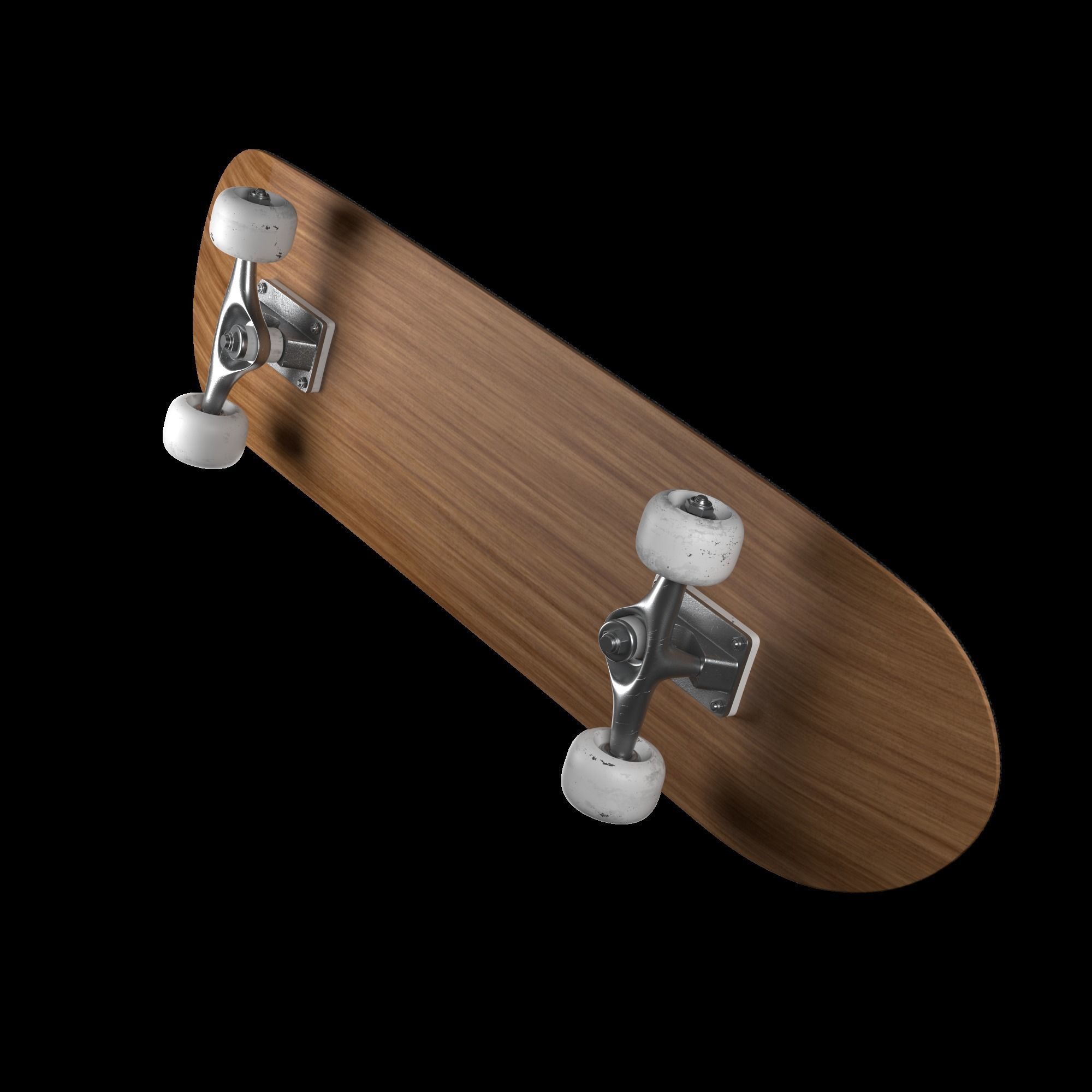 3D model Realistic and High-Quality 3D Model of a Skateboard VR / AR ...