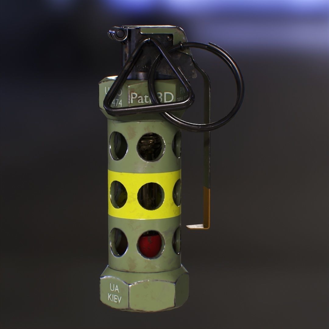 3D model FlashBang 3D VR / AR / low-poly | CGTrader