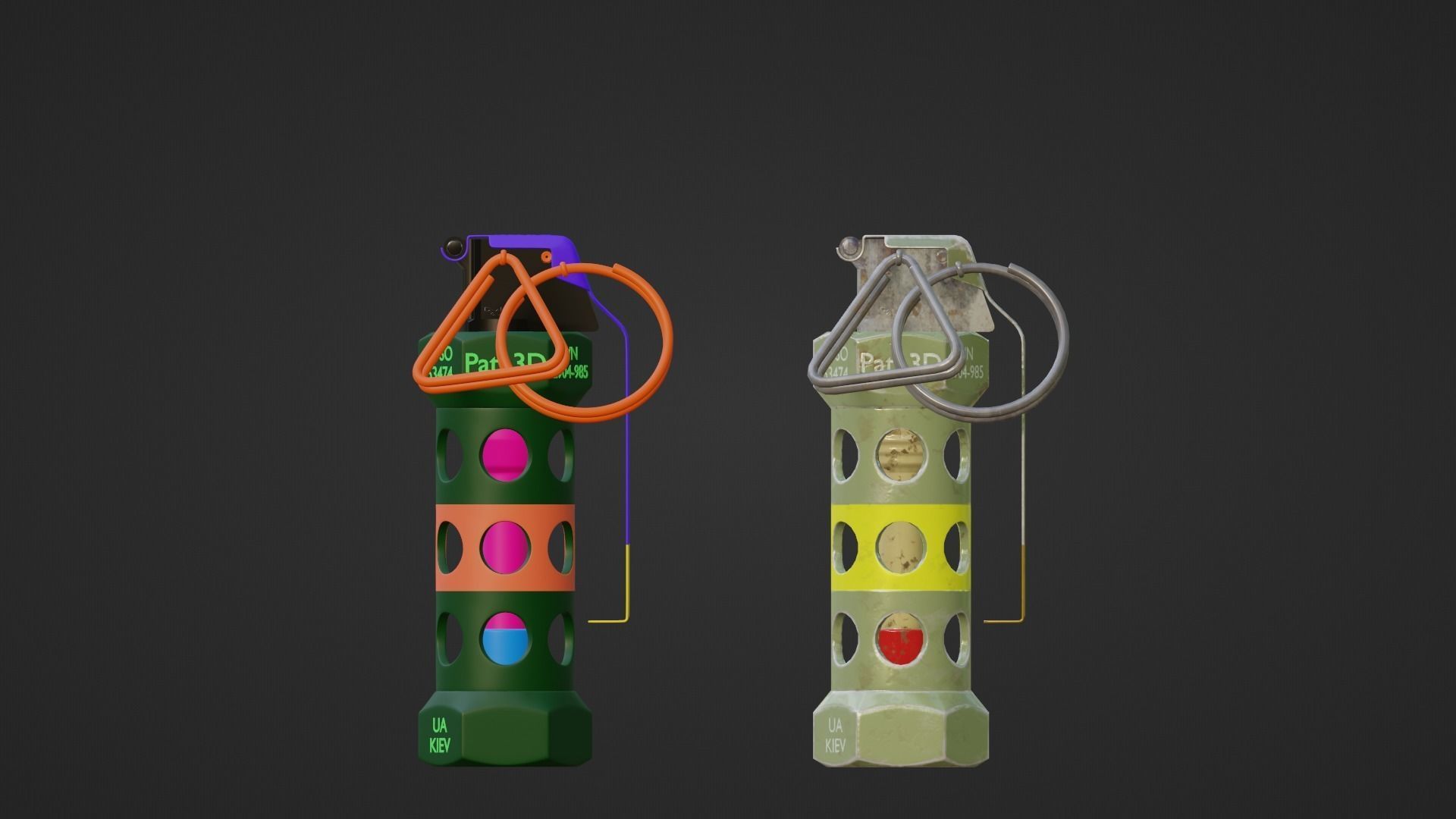 3D model FlashBang 3D VR / AR / low-poly | CGTrader