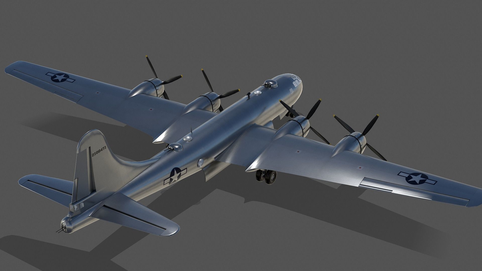 Boeing B-29 Superfortress 3D model | CGTrader