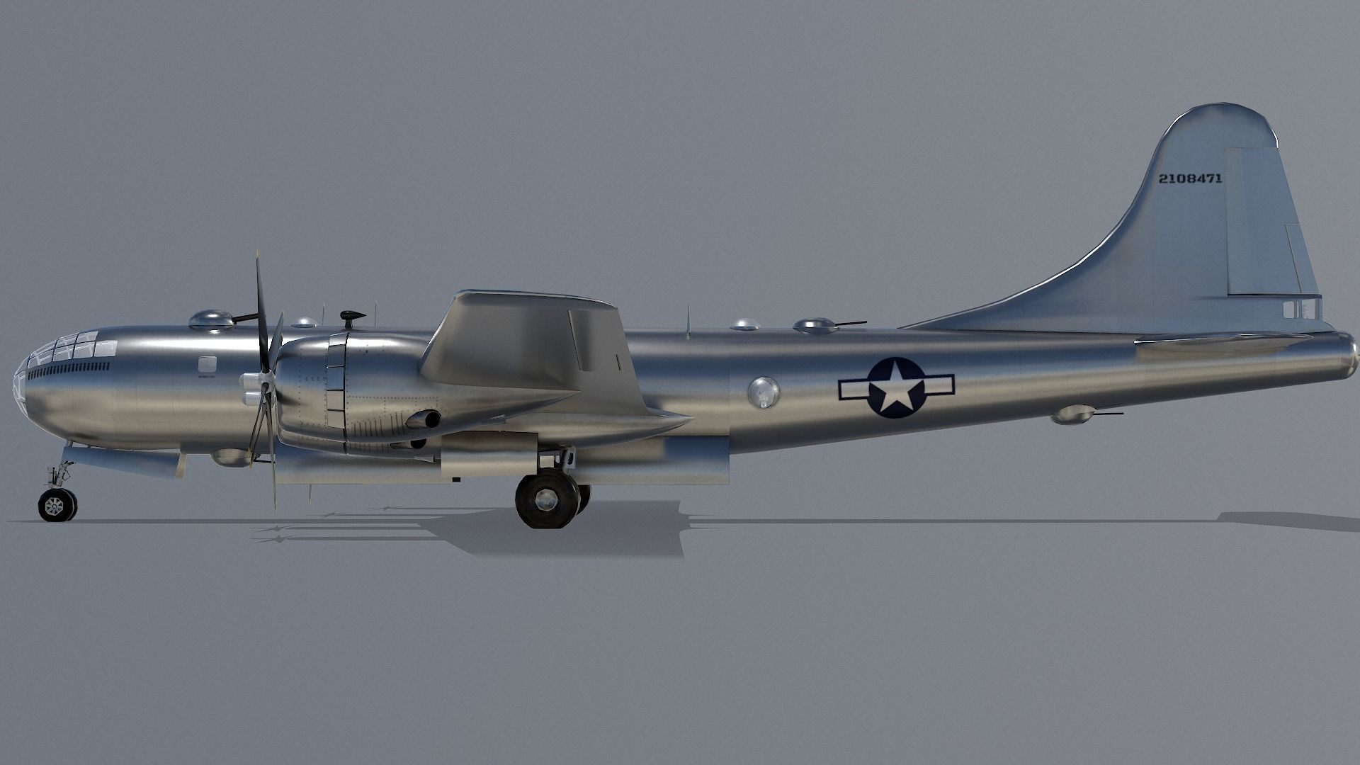 Boeing B-29 Superfortress 3D model | CGTrader