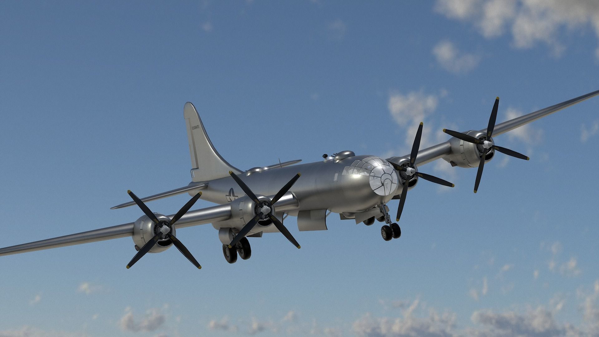 Boeing B-29 Superfortress 3D model | CGTrader