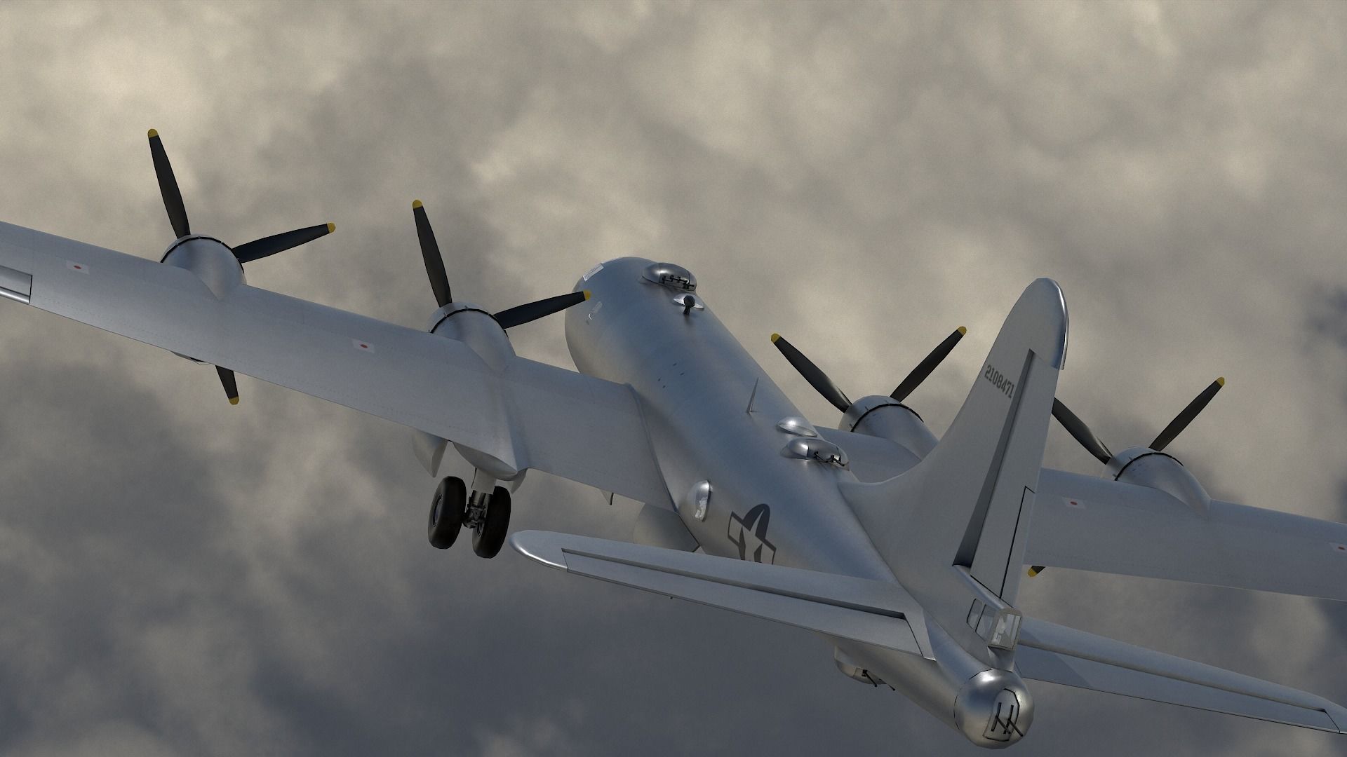 Boeing B-29 Superfortress 3D model | CGTrader