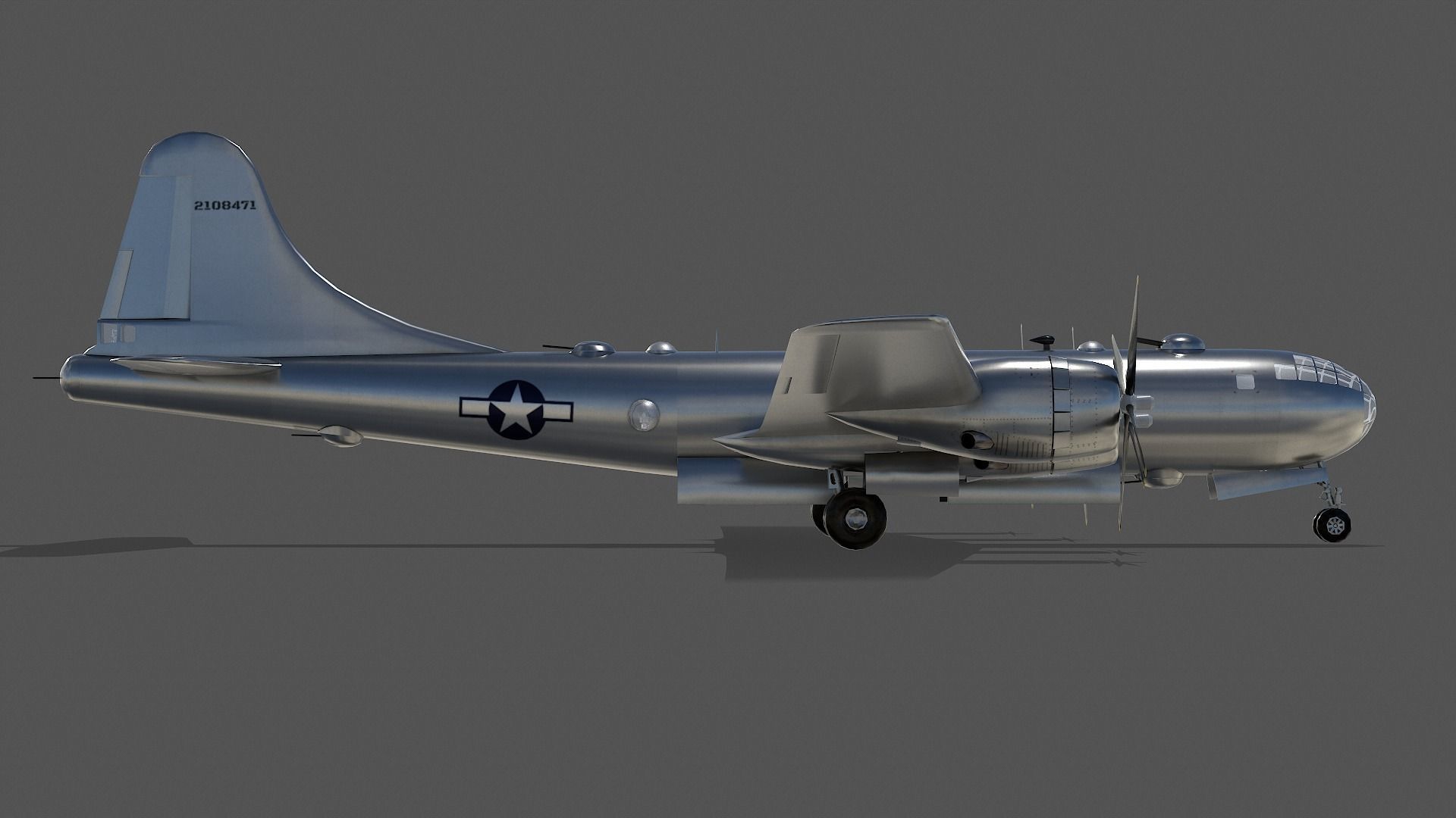 Boeing B-29 Superfortress 3D model | CGTrader