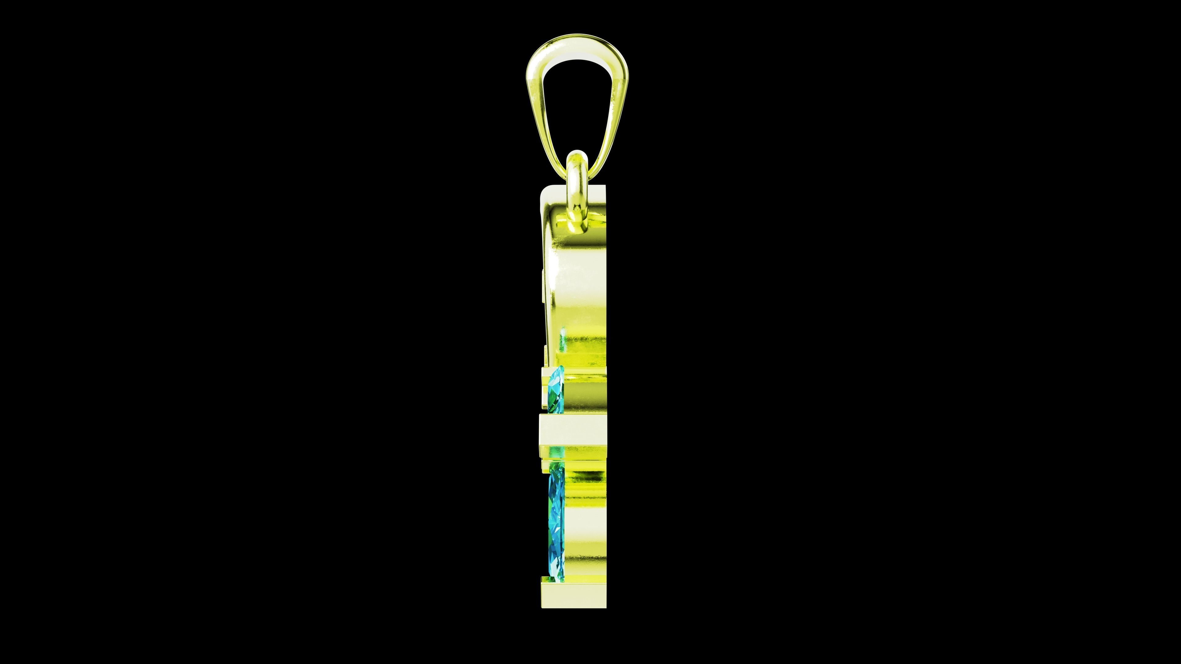 Twig marquise jewelry pendant 3D model 3D printable | CGTrader