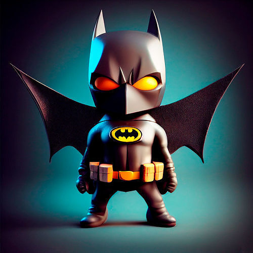 BATMAN CHIBI FAN ART - 3D PRINTABLE MODEL 3D model 3D printable | CGTrader