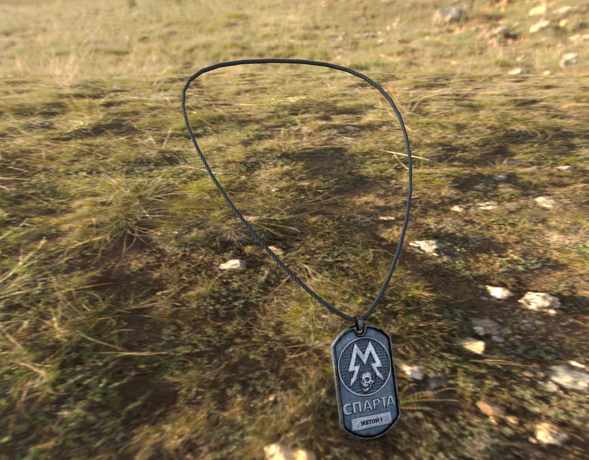 3D model Metro 2033 Sparta Dog-Tag VR / AR / low-poly | CGTrader