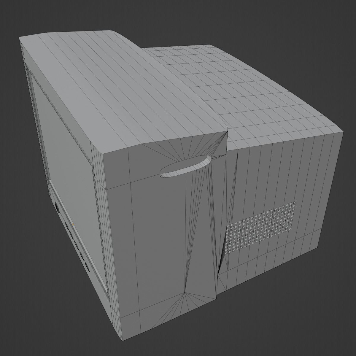 Old PC Monitor 3D model | CGTrader