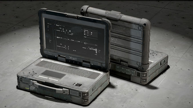 3D model Game Ready Military Laptop VR / AR / low-poly | CGTrader