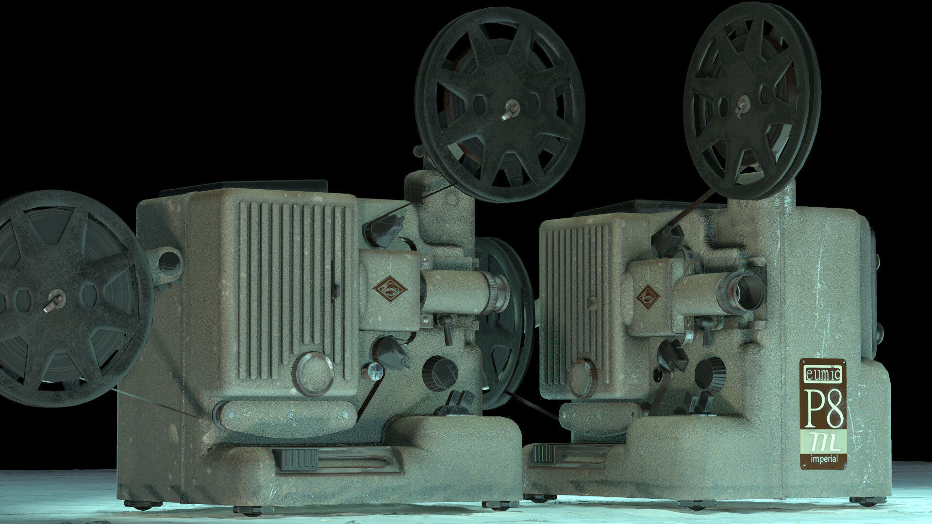 3D model Game Ready Eumig P8 Projector VR / AR / low-poly | CGTrader