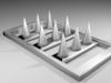 Military Barricade - Ground Spikes 3D model | CGTrader