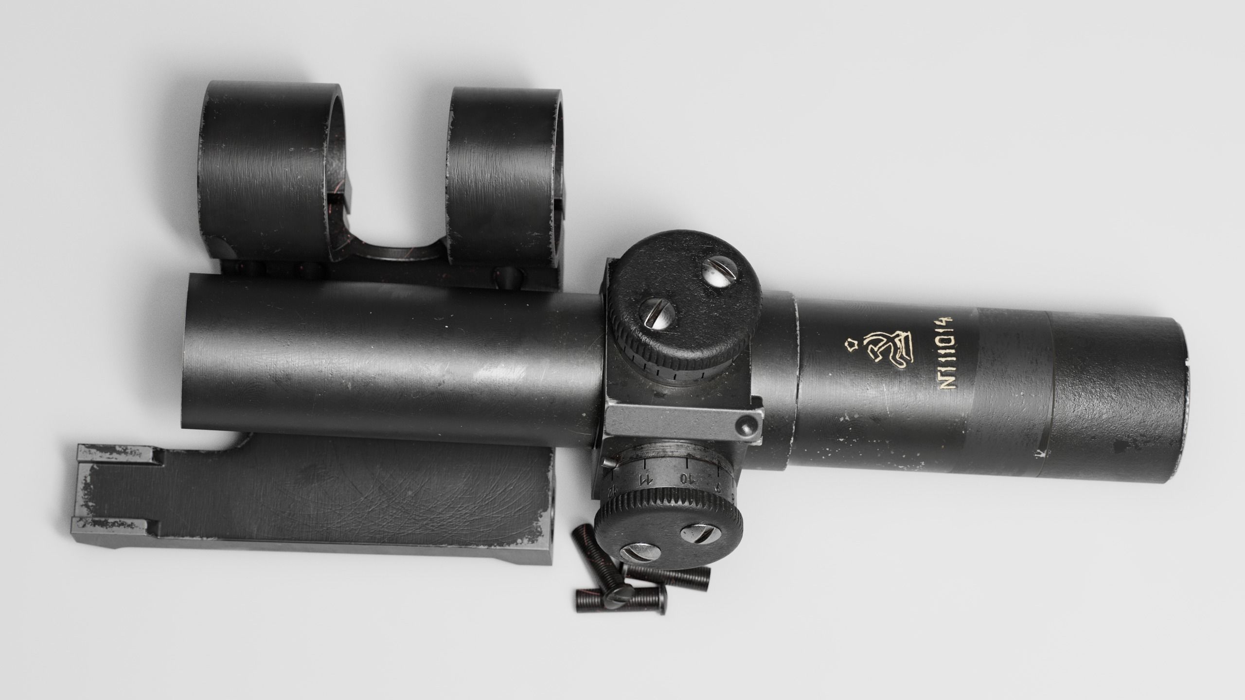 3D model Mosin-Nagant PU Scope VR / AR / low-poly | CGTrader