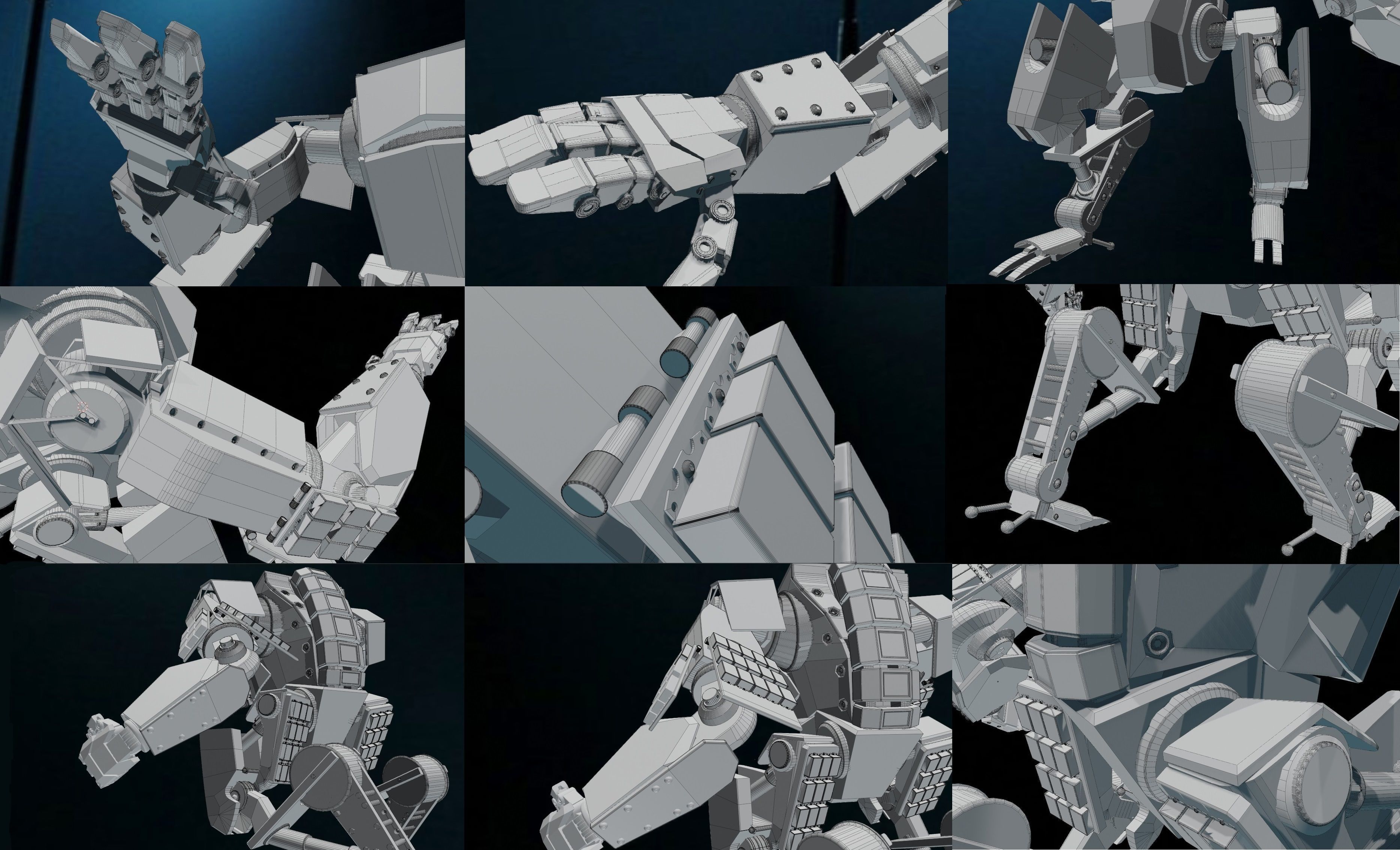 robot futuristic 3D model | CGTrader