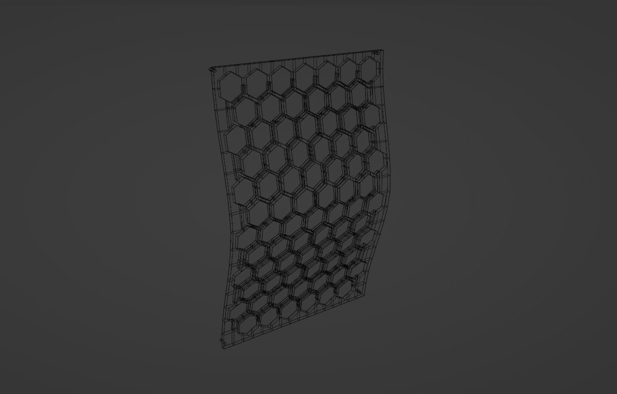 3D model Beautiful honeycomb lamp VR / AR / low-poly | CGTrader