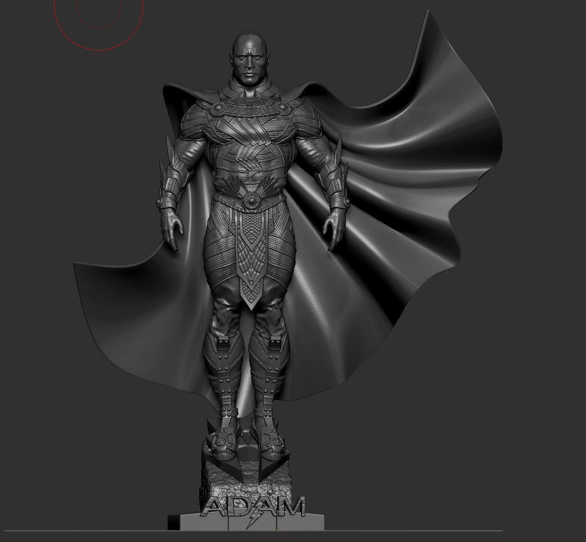 Black Adam 3D model 3D printable | CGTrader