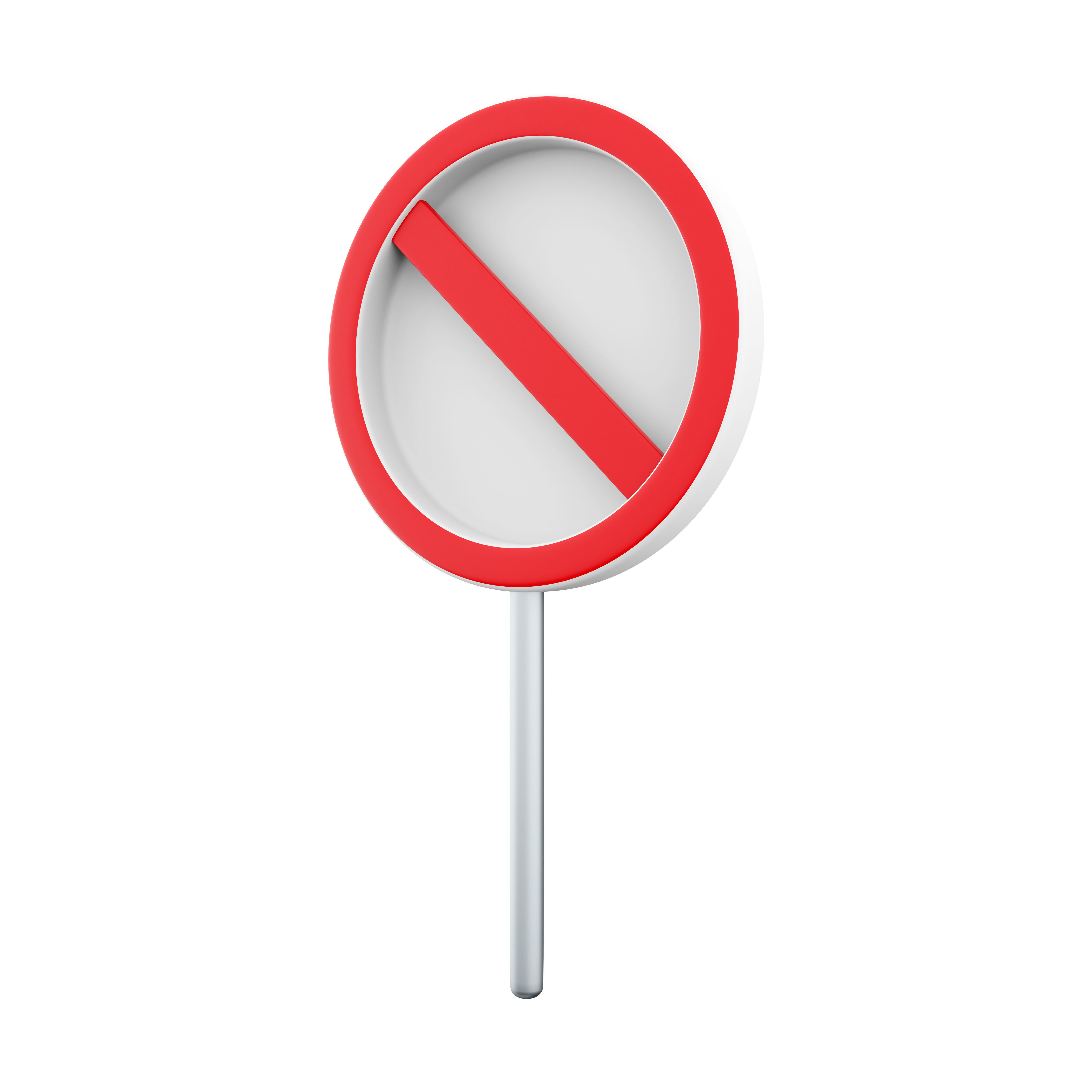 3d No waiting sign icon 3D model | CGTrader