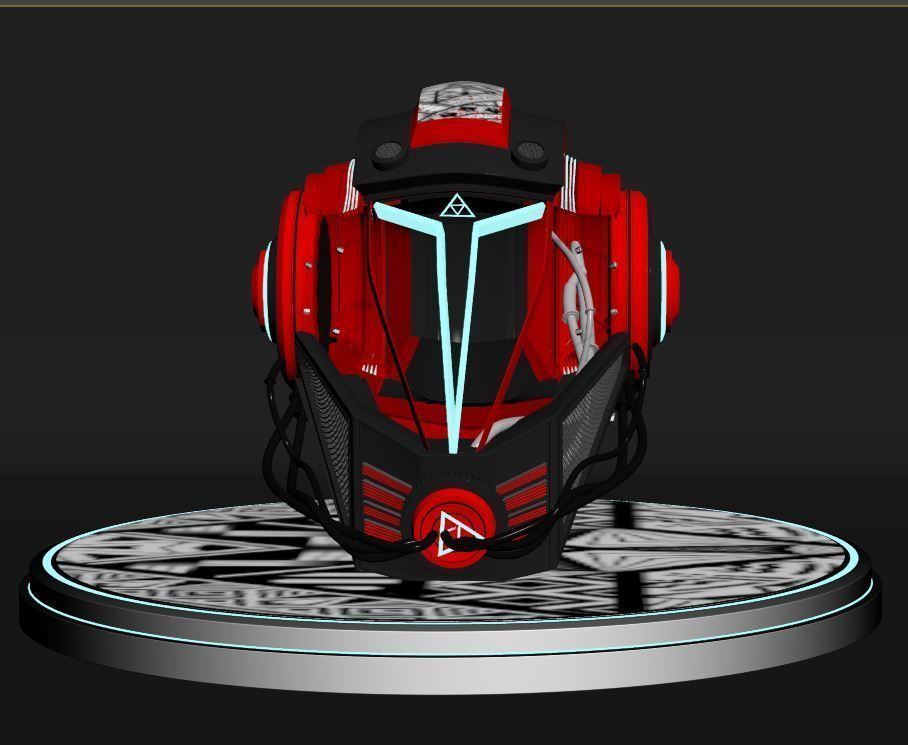 3D model SCI-FI Helmat model VR / AR / low-poly | CGTrader