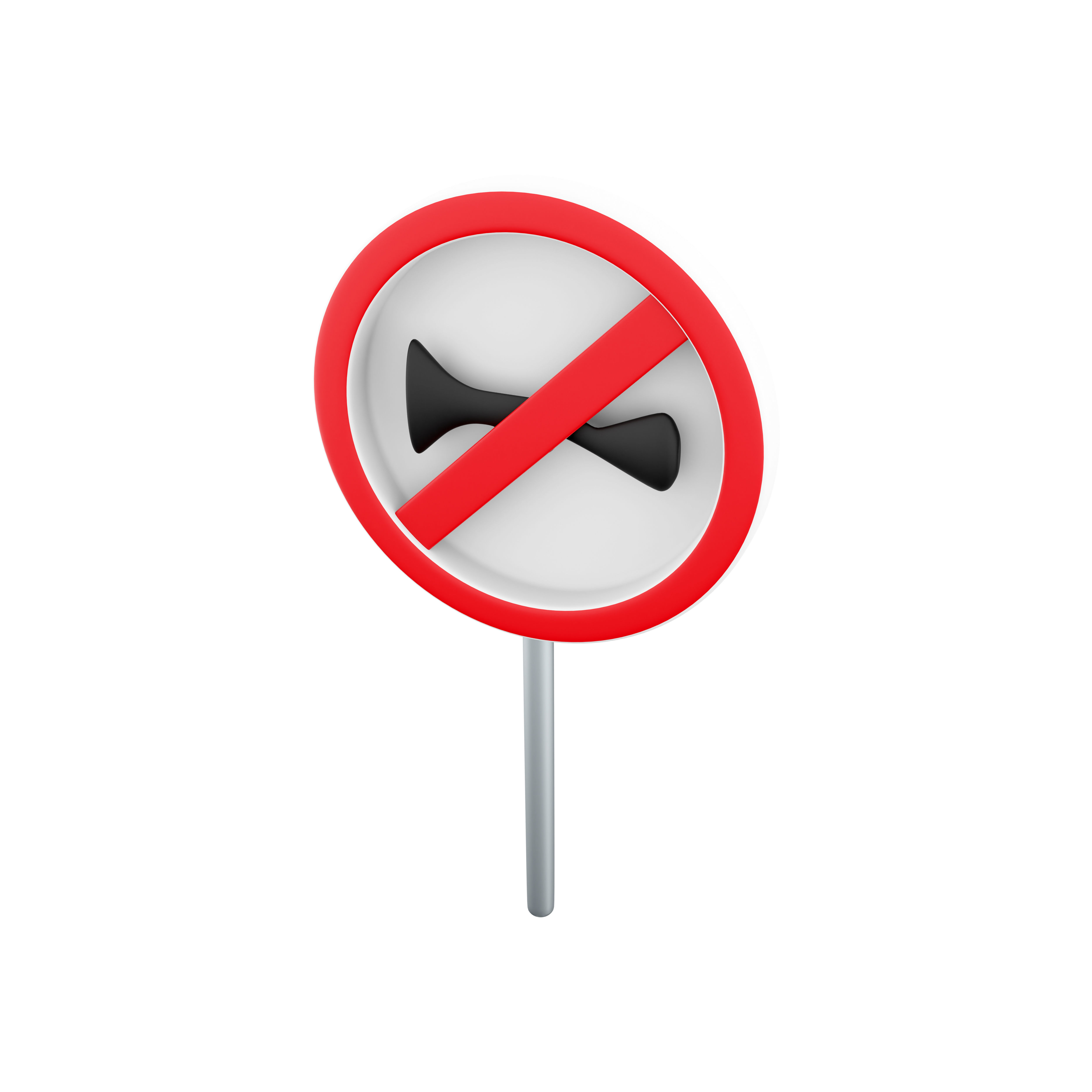 3d signal horn icon 3D model | CGTrader