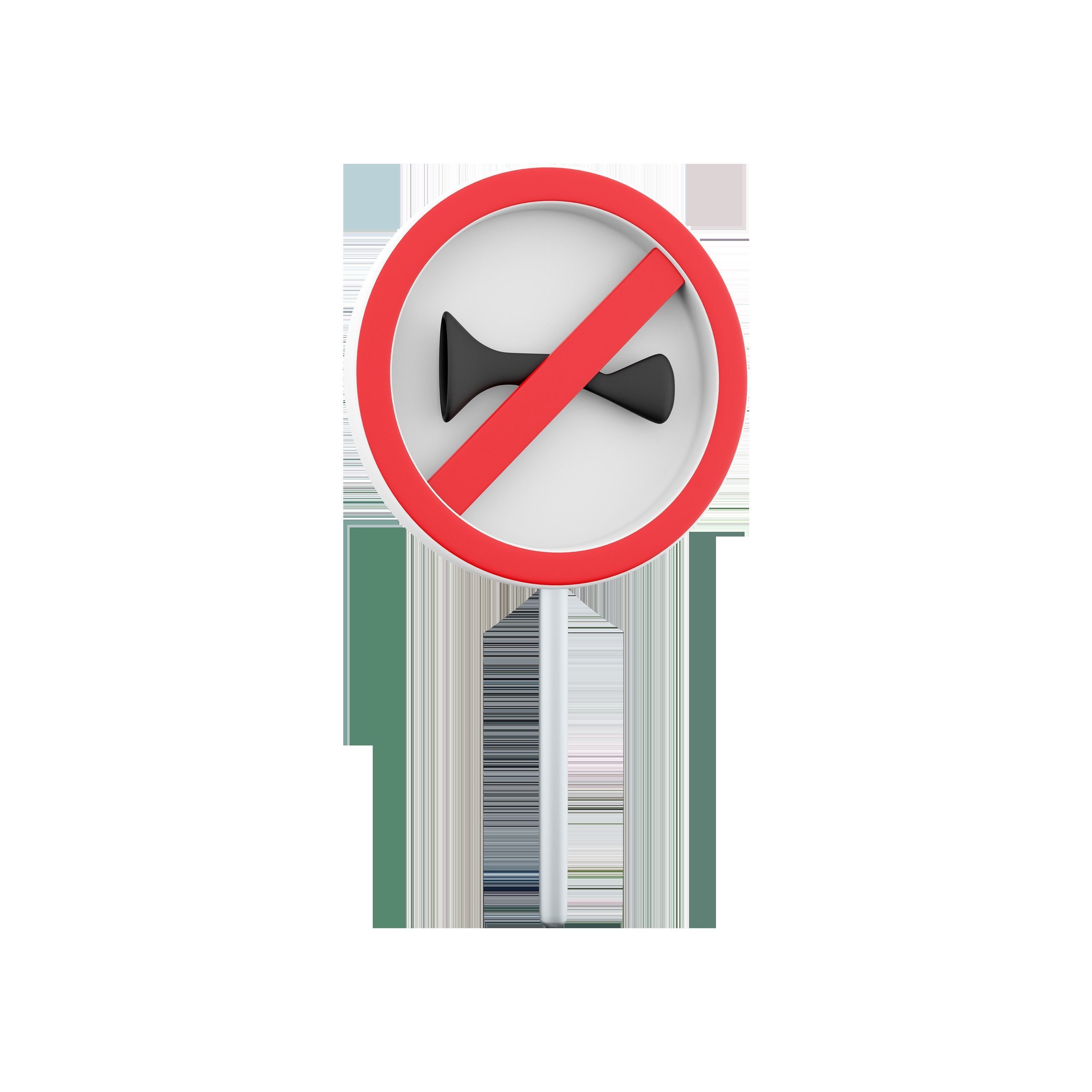 3d signal horn icon 3D model | CGTrader