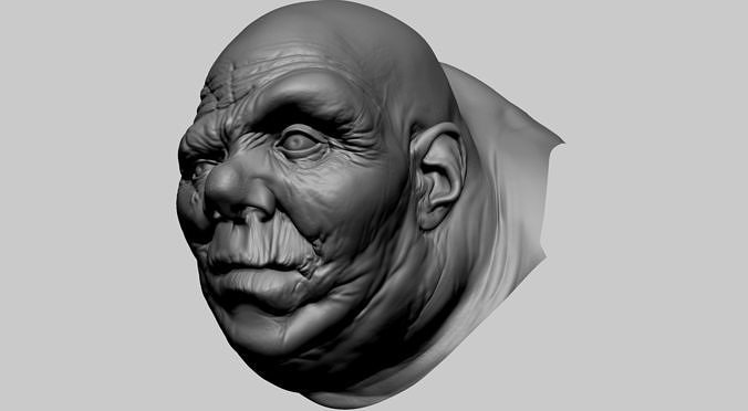 Male Head G 3D model | CGTrader