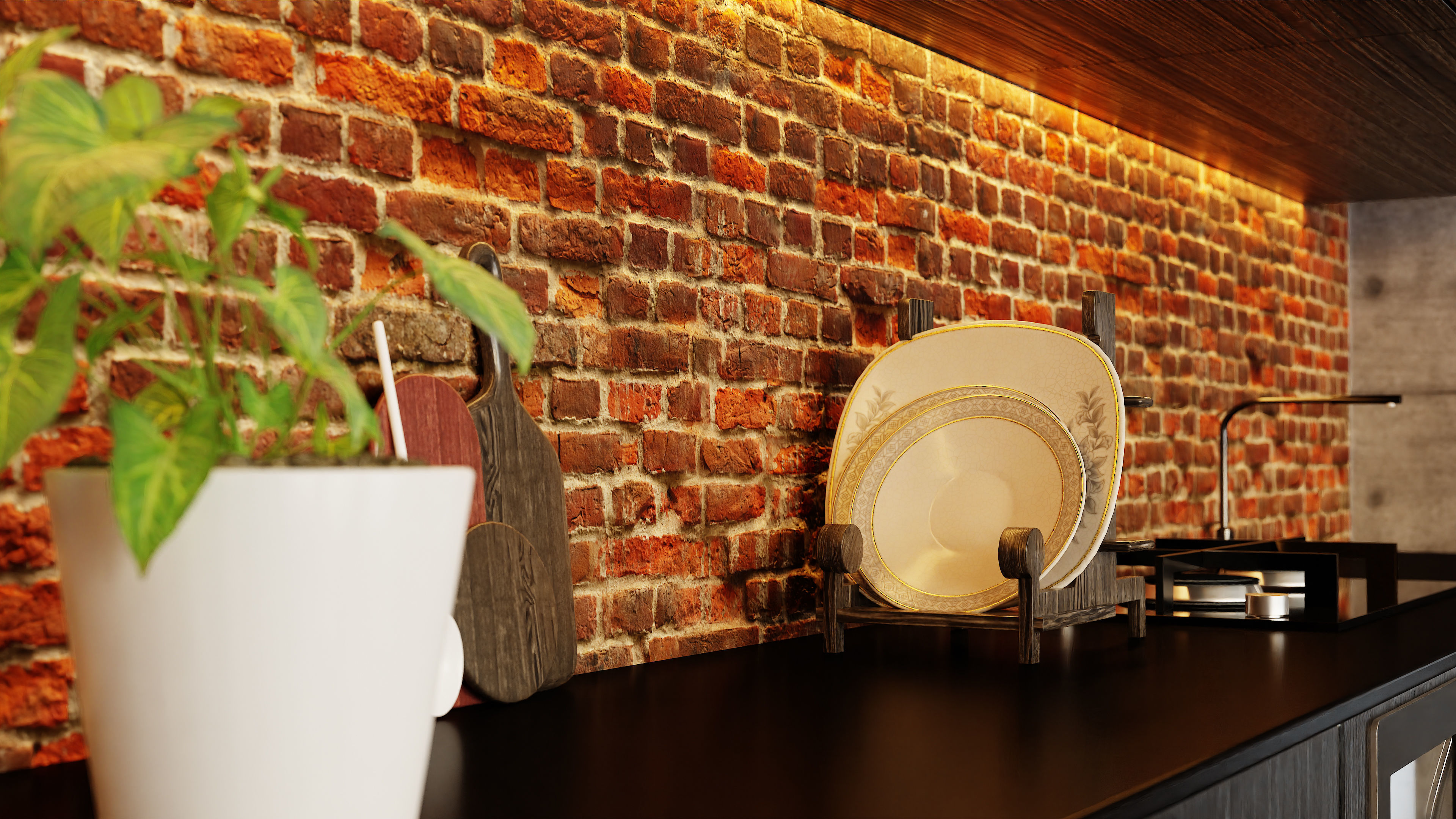 Loft Interior Scene In Native Blender File By-Vizfromblender 3D model ...