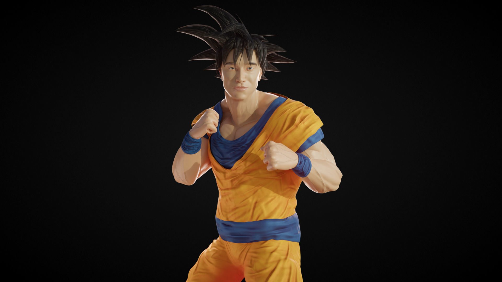 3D model Goku Kakarot VR / AR / low-poly | CGTrader