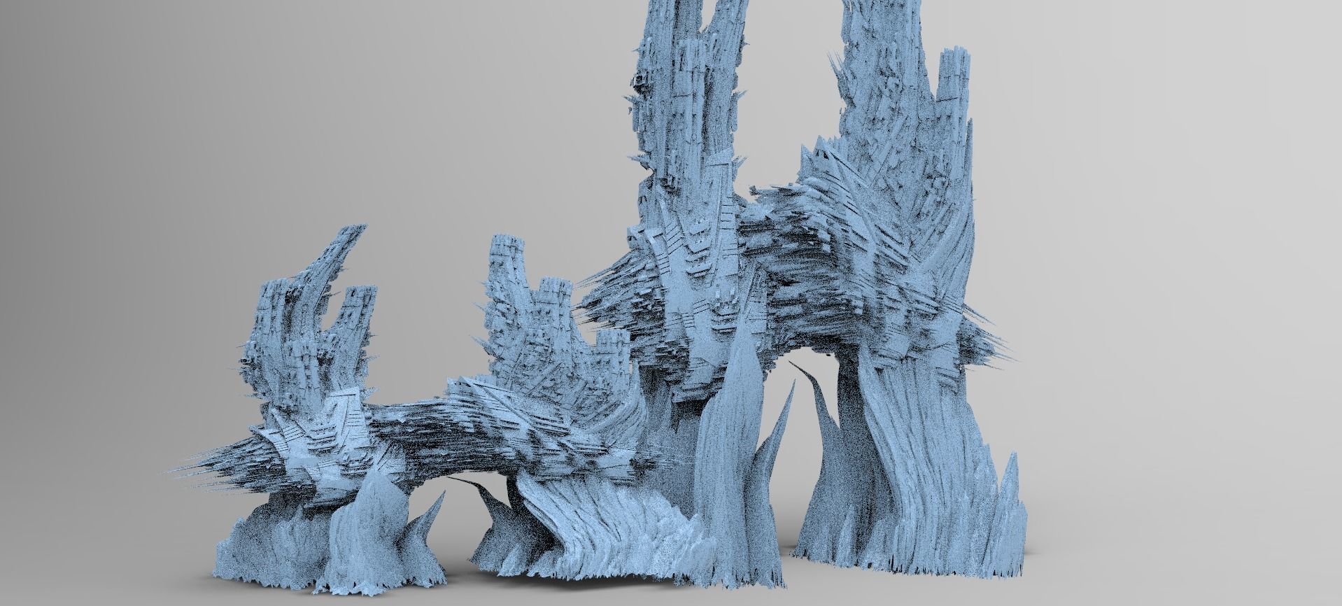 Alien Cliffs rock structure Base 2 cliffs 3D model | CGTrader