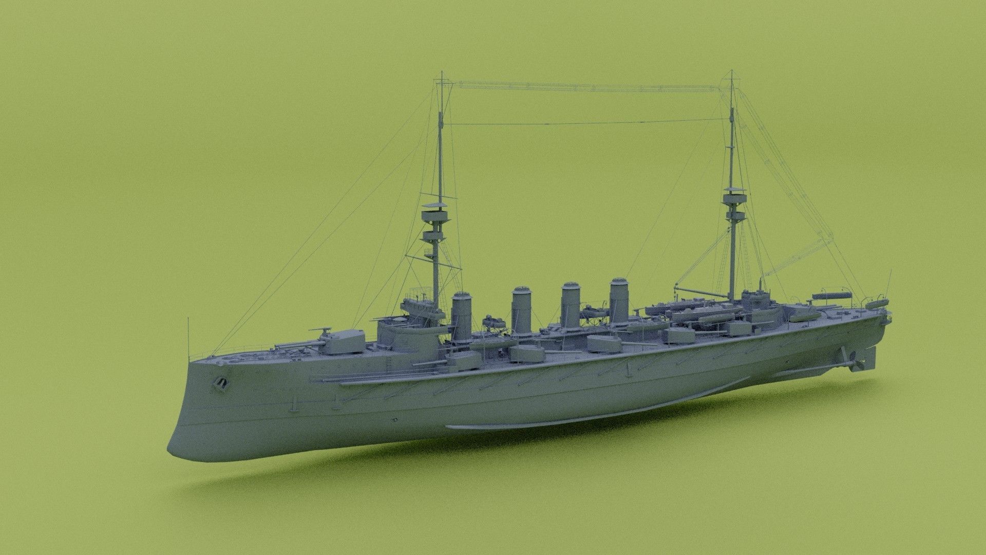 HMS Minotaur Class - cruiser 3D model | CGTrader