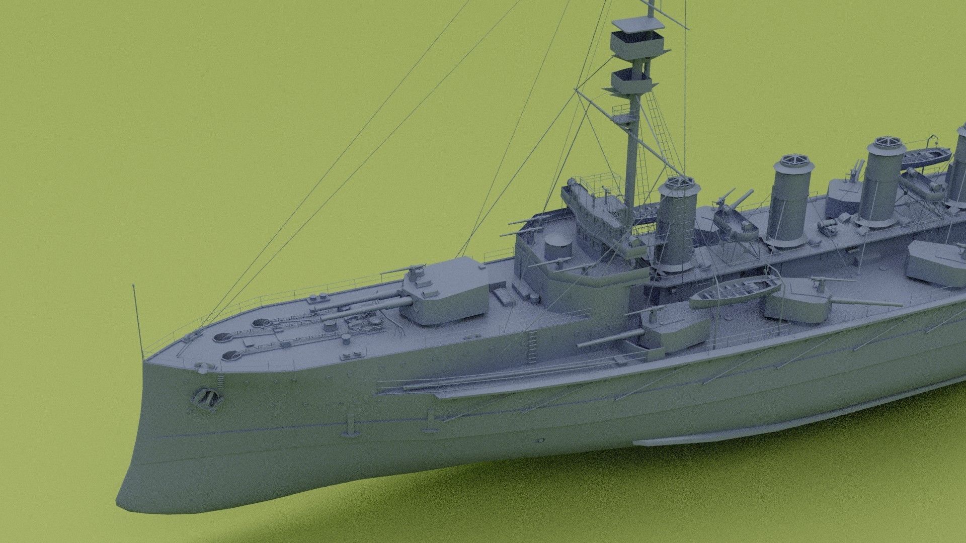 HMS Minotaur Class - cruiser 3D model | CGTrader