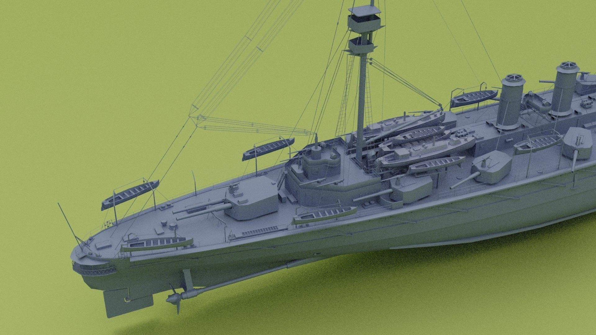 HMS Minotaur Class - cruiser 3D model | CGTrader