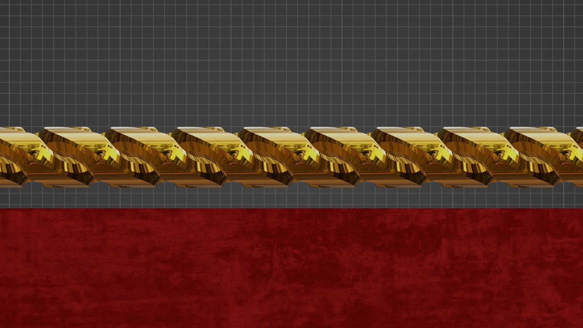 Rounded Cuban Link Chain 3D model 3D printable | CGTrader