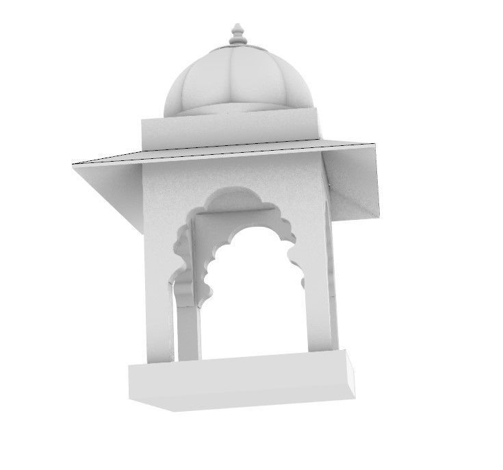 RAJASTHAN VERNACULAR CHATRI 3D model 3D printable | CGTrader