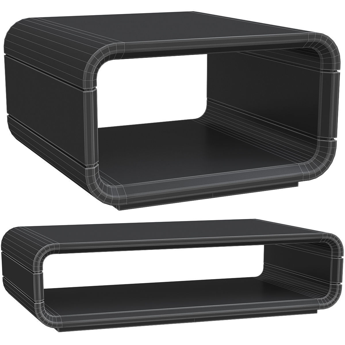 Coffee Tables Opus Quadro 3D model | CGTrader