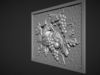 A beautiful grape bas-relief 3D model 3D printable | CGTrader